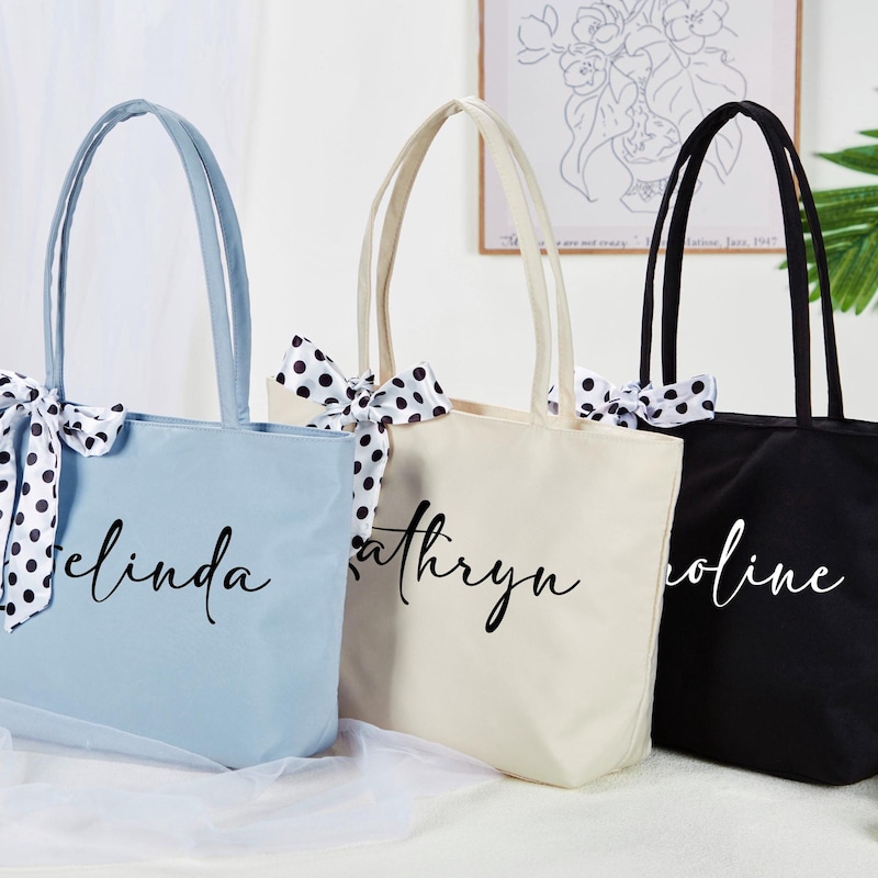 Monogram Tote Bag - Etsy