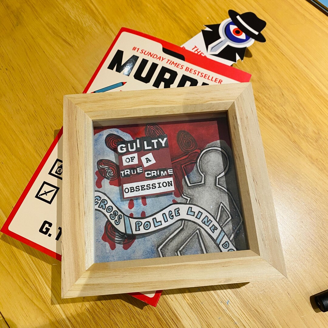 3D True Crime Miniature Art: Hand-cut Paper Sculpture in Wood Frame - Etsy