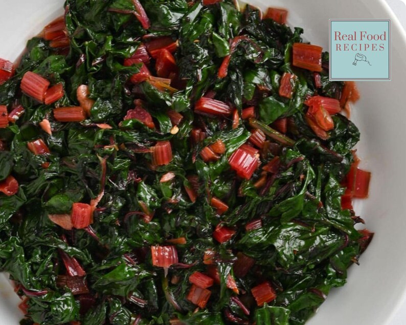 Spiced Sauteed Swiss Chard Recipe Vegetarian Side Dish Digital Download ...