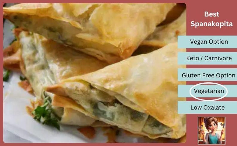 Best Spanakopita Pies Recipe Simple Clear Instructions Easy Brunch Menu ...