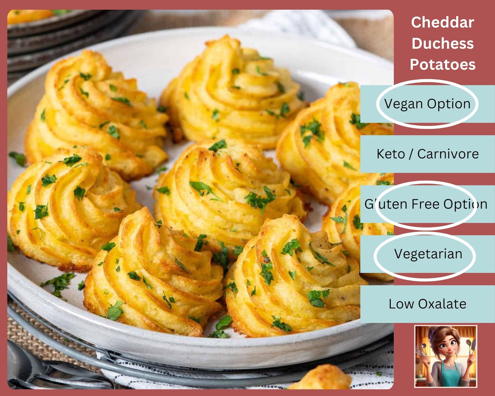 Cheddar Potato Swirls Recipe Creamy Fancy Cheese Potatoes Easy Family ...