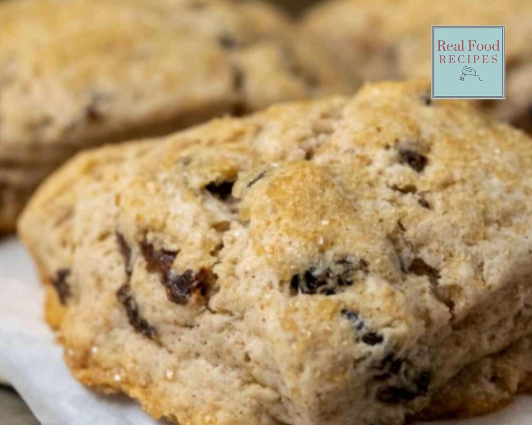 Easy Breakfast Recipe Raisin Scones Sweet Moist Raisins Brunch Biscuit ...