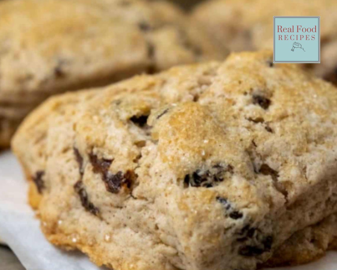 Soft Raisin Scones Recipe Sweet Moist Raisins Brunch Scone Biscuit ...