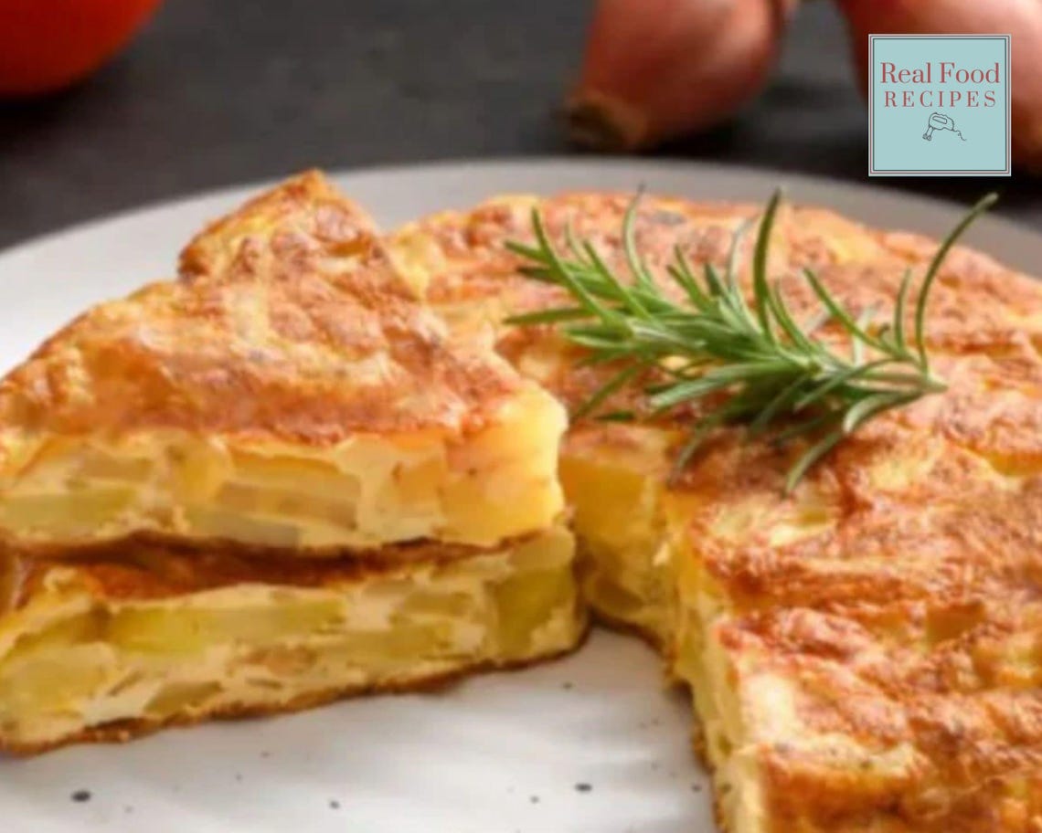 Best Spanish Tortilla Recipe Potato Onion Egg Meal Mediterranean Dish ...