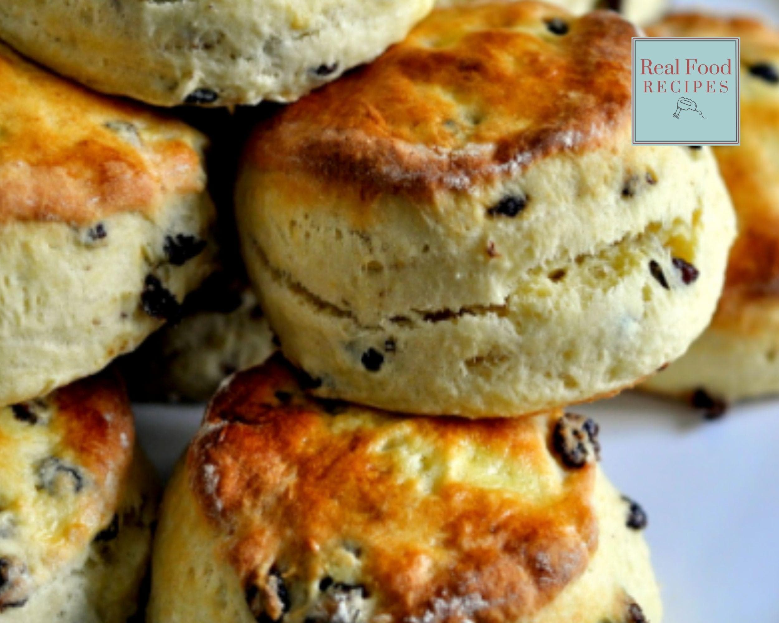 Soft Raisin Scones Recipe Sweet Moist Raisins Brunch Scone Biscuit ...