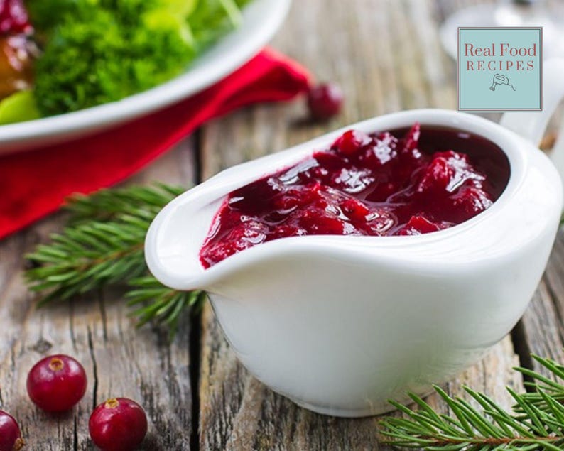 Christmas Cranberry Sauce Recipe Digital Download for Fall Season Berry ...