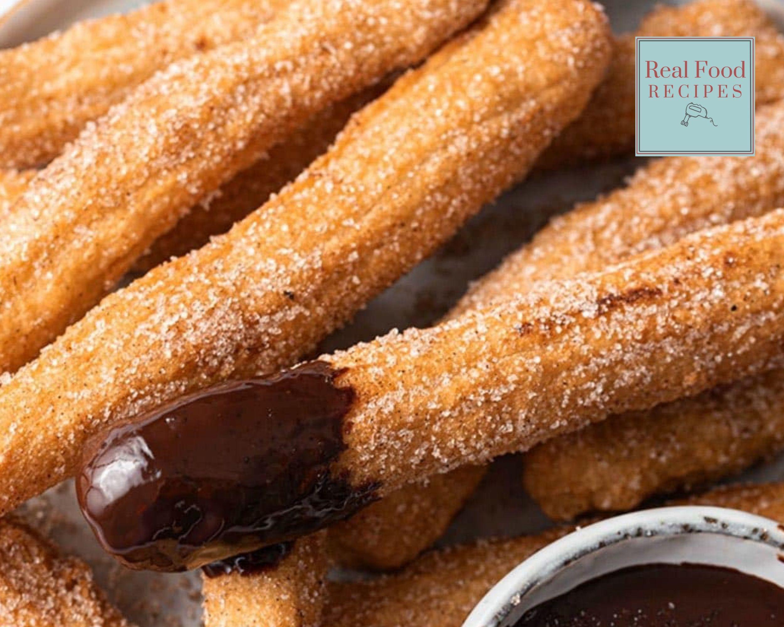 Chocolate Dipped Churros Dessert Recipe Easy to Make Treat Family ...