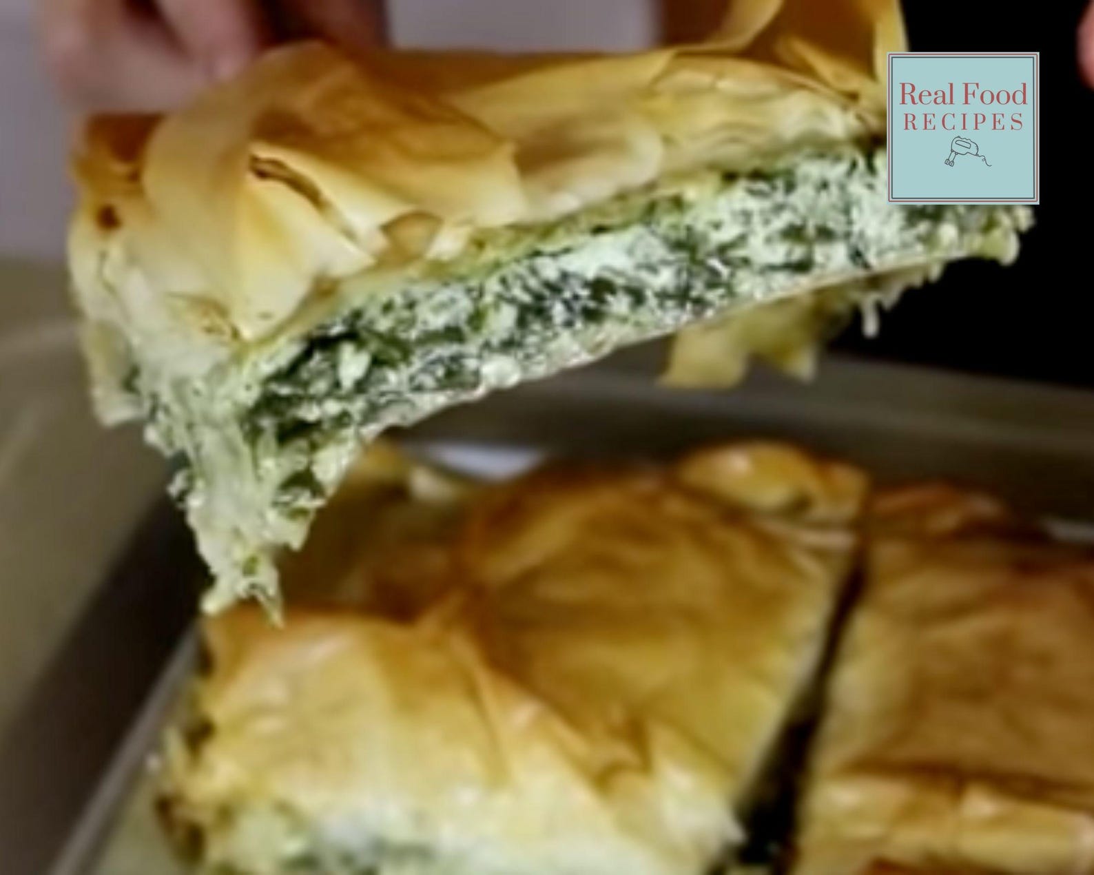 Spinach Feta Triangles Recipe Spanakopita Hand Pies PDF Digital ...