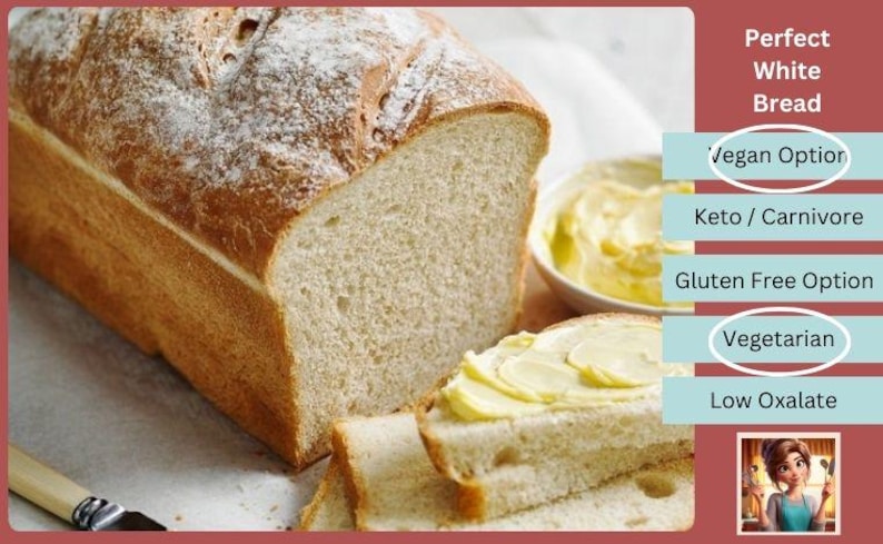 The Perfect White Bread Recipe Light Airy and Moist Makes Two Large ...