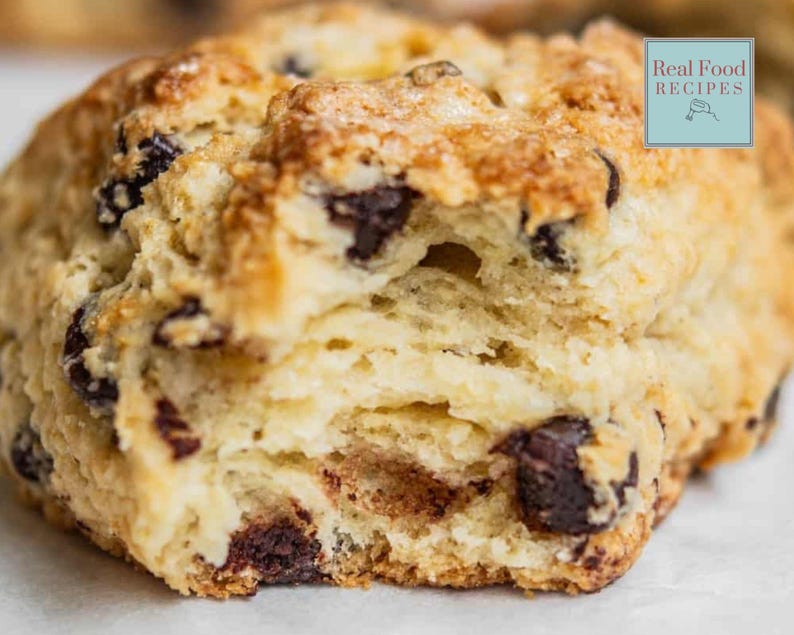 Dreamy Chocolate Chip Scones Recipe Perfect Scone Biscuits Digital ...