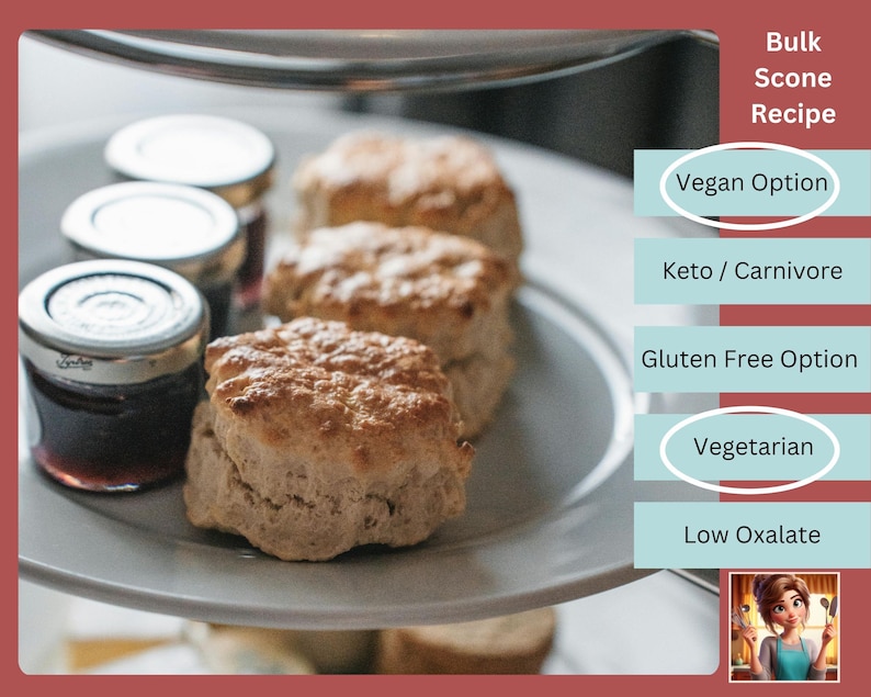 Bulk Scone Recipe Create Afternoon Tea Party Catering Moist Raisin ...