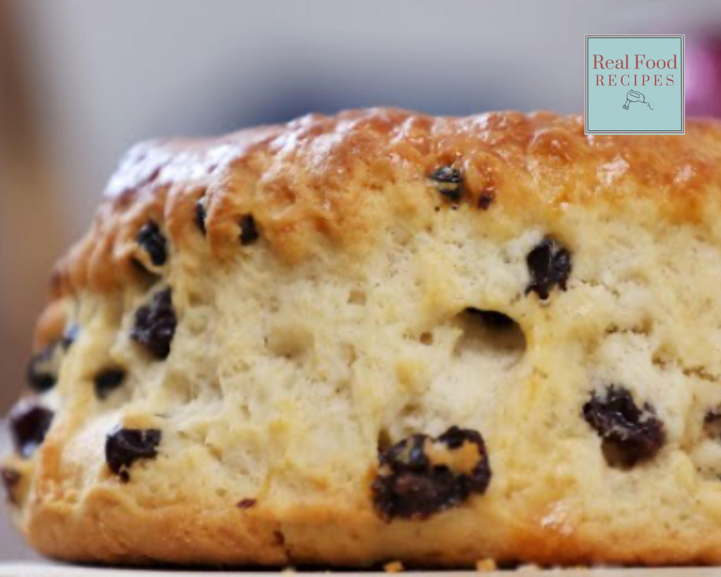 Soft Raisin Scones Recipe Sweet Moist Raisins Brunch Scone Biscuit ...