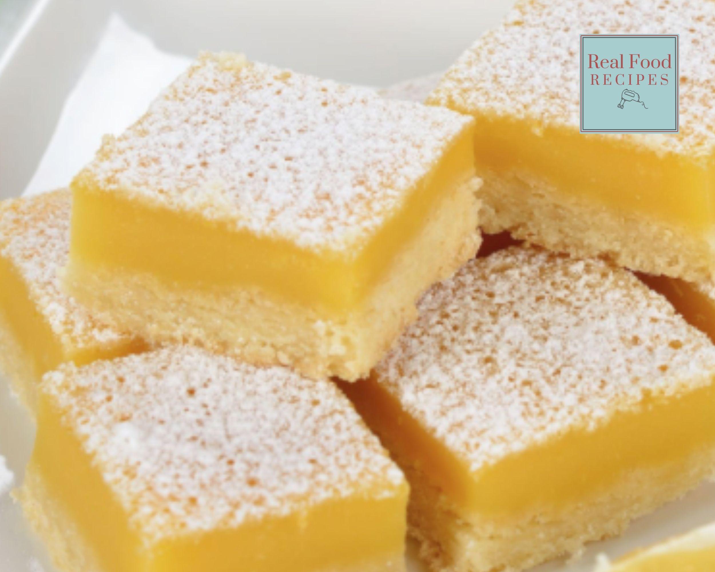Gooey Lemon Curd Custard Bar Recipe Dessert Instructions Squares ...