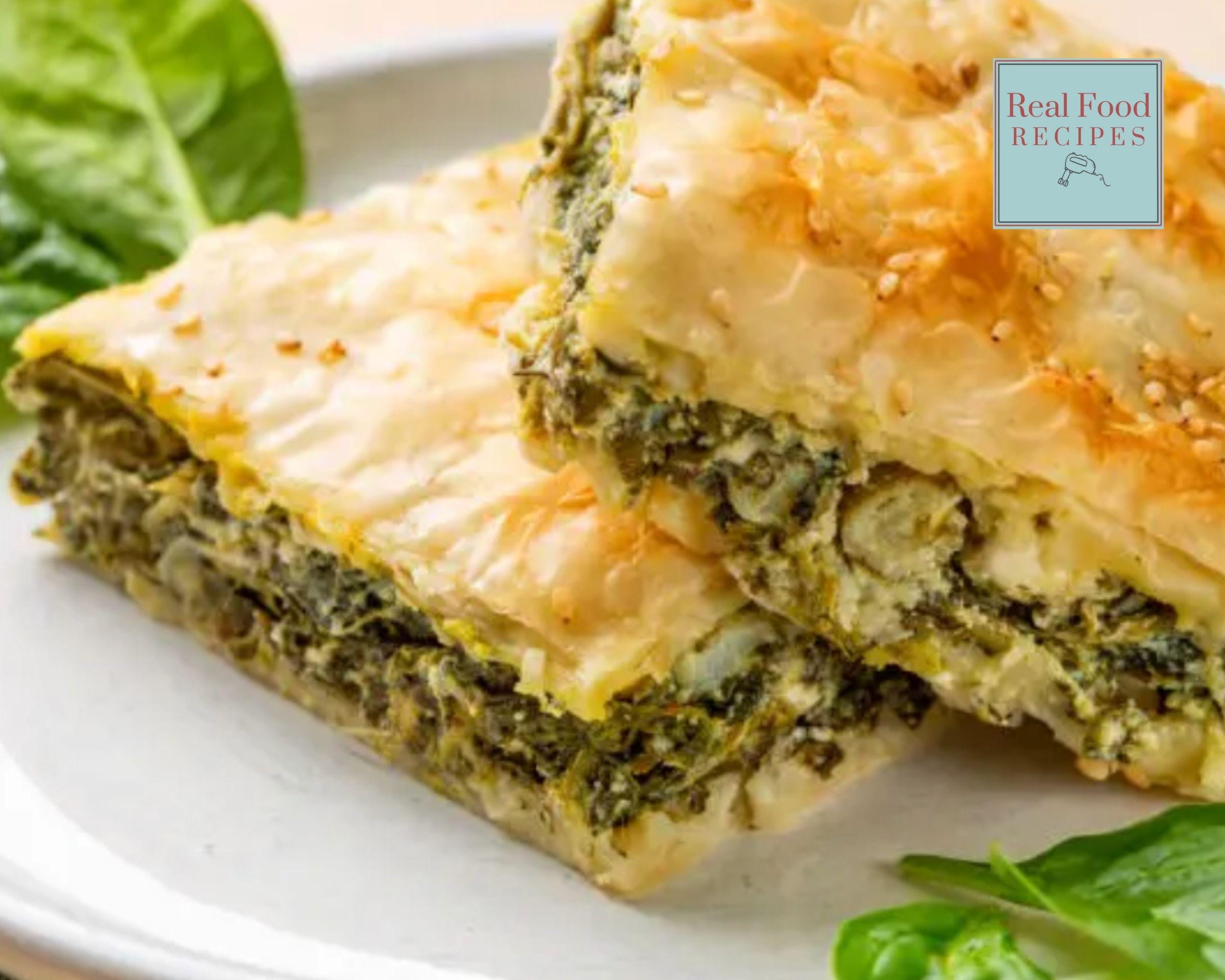 Ham Spinach Olive Mediterranean Pie Recipe Brunch Recipe Greek Filo ...