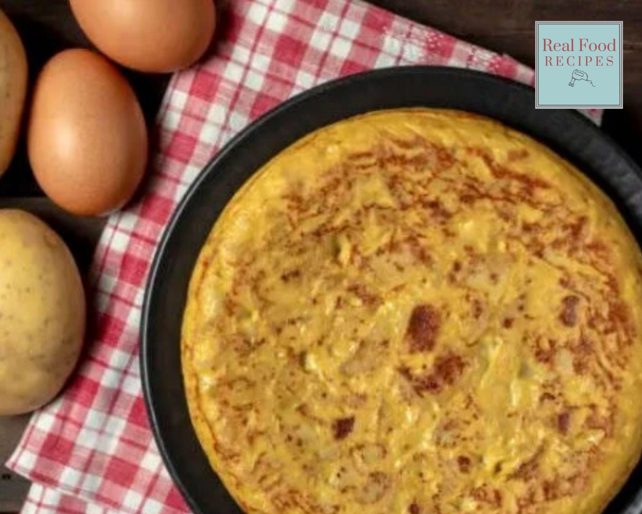 Best Spanish Tortilla Recipe Potato Onion Egg Meal Mediterranean Dish ...