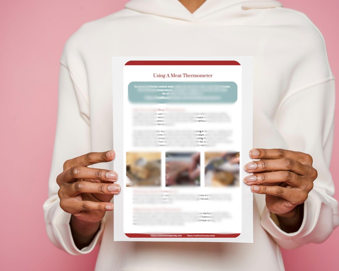 Meat Thermometer Reference Guide How to Use a Meat Thermometer Poultry ...