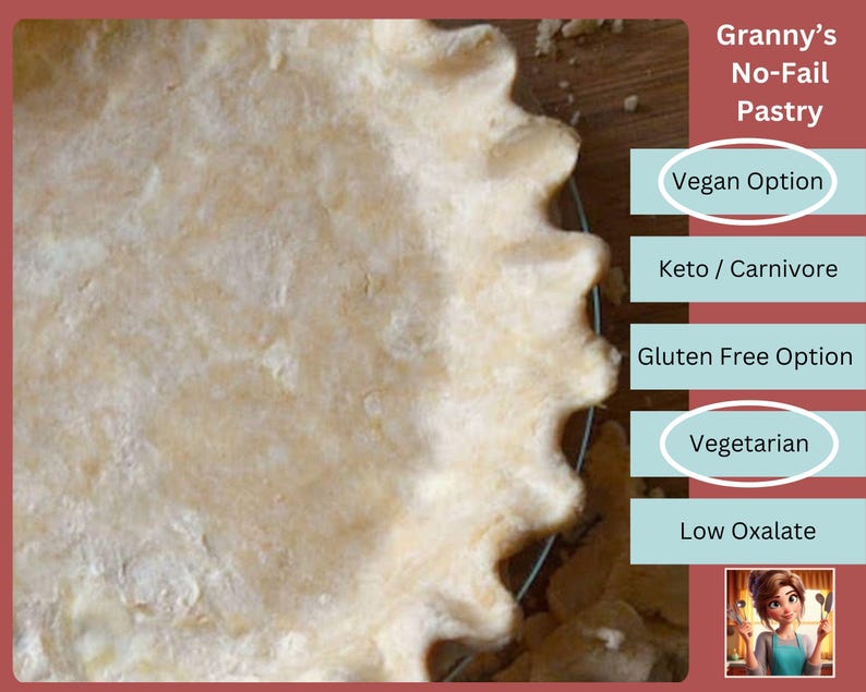 Granny's No Fail Pastry Recipe is a Light and Airy Pie Crust No Seed ...