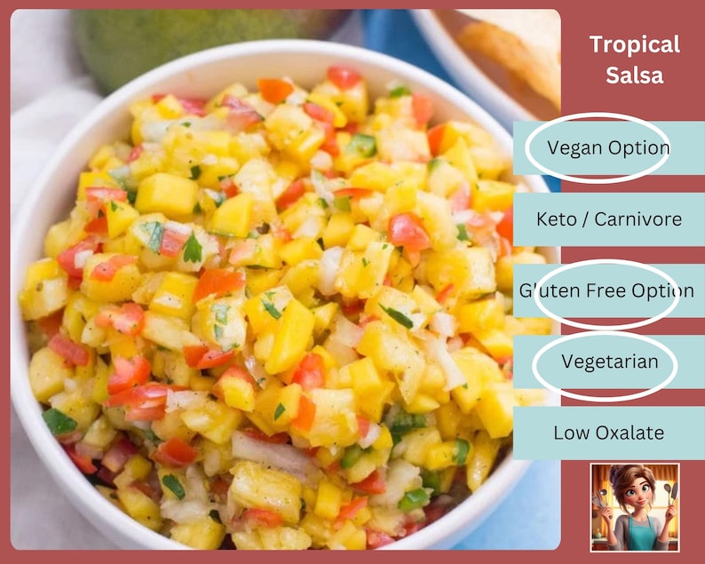 Tropical Pineapple Salsa Recipe: Zingy and Sweet Spicy Mexican ...