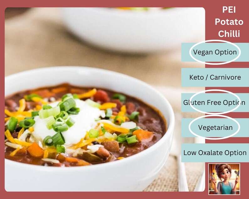 Best PEI Potato Chilli Digital Recipe Download Canadian Meal Favourite ...
