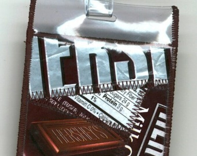 ID Lanyard From Repurposed Hershey's Candy Bar Wrappers (neck Cord Sold ...