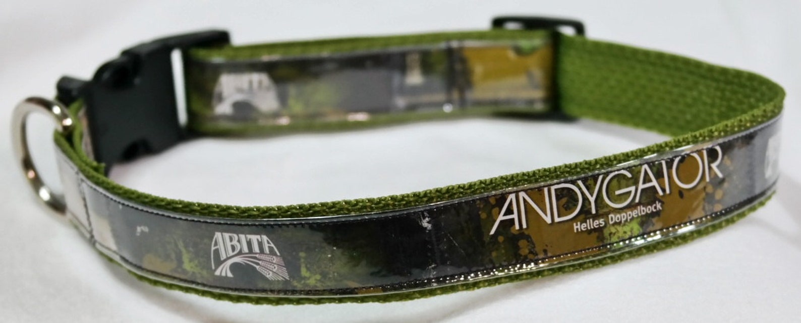 Adjustable Dog Collar From Recycled Abita Andygator Beer - Etsy