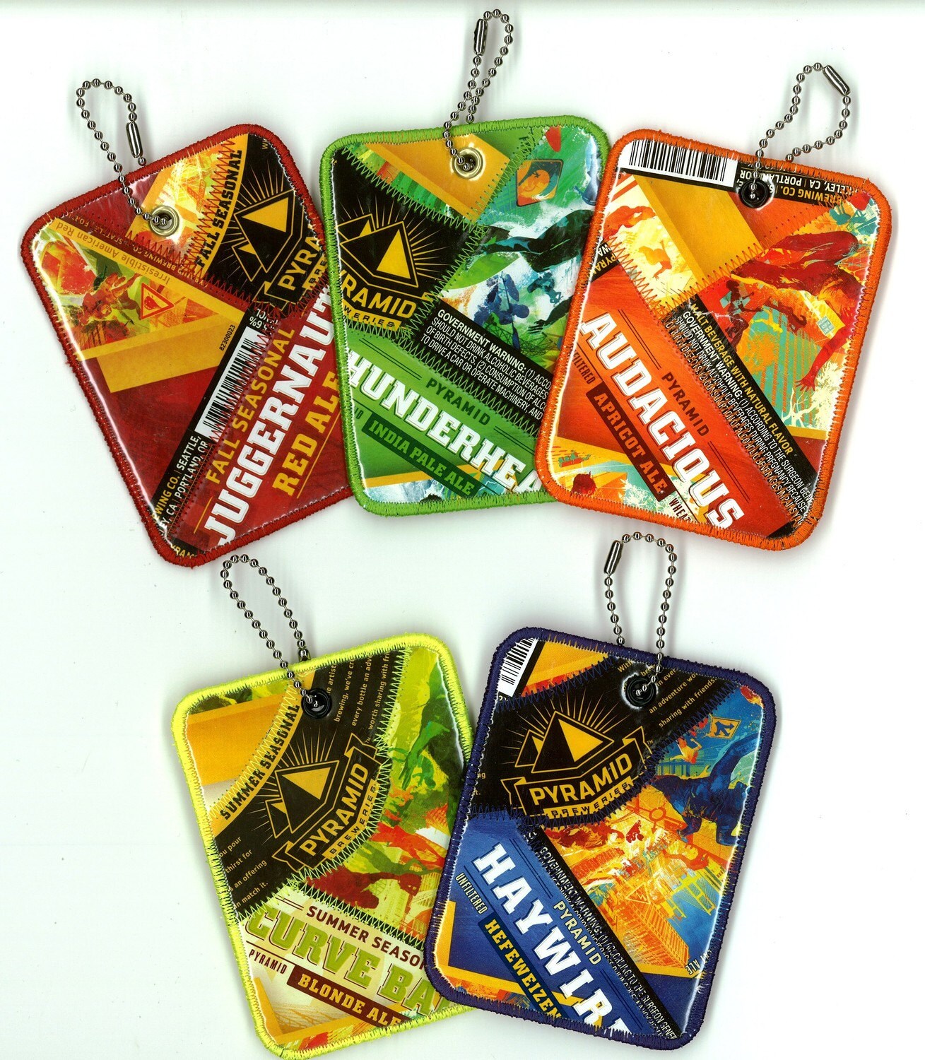 Luggage Tag from Repurposed Pyramid's Thunderhead IPA beer | Etsy