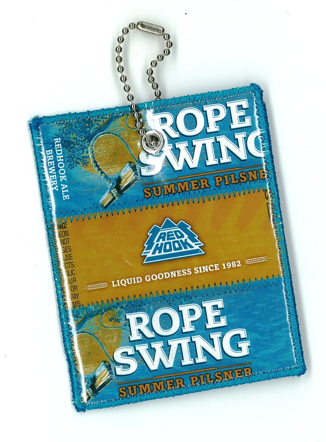 Repurposed Redhook Rope Swing Beer Labels Luggage Tag - Etsy