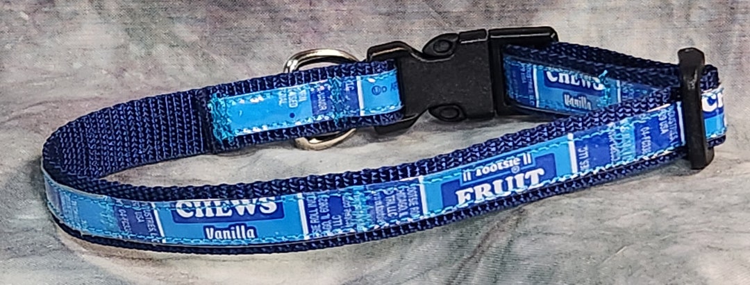 Adjustable Toy Dog Collar From Recycled Tootsie Roll Vanilla Fruit ...
