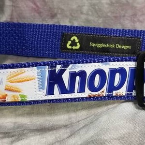 Large Adjustable Dog Collar From Recycled Knoppers Wrappers - Etsy
