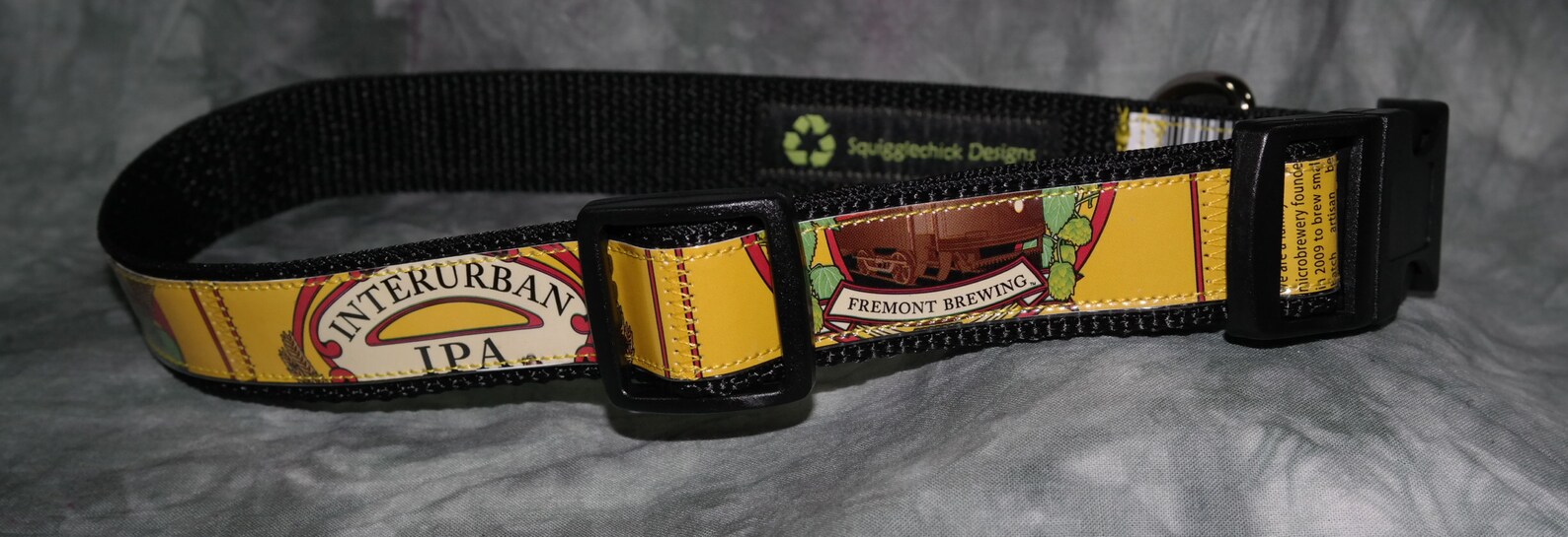 Adjustable Dog Collar From Recycled Fremont Brewing Interurban IPA Beer ...