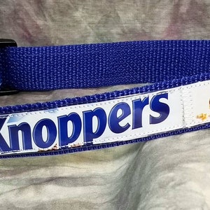 Large Adjustable Dog Collar From Recycled Knoppers Wrappers - Etsy
