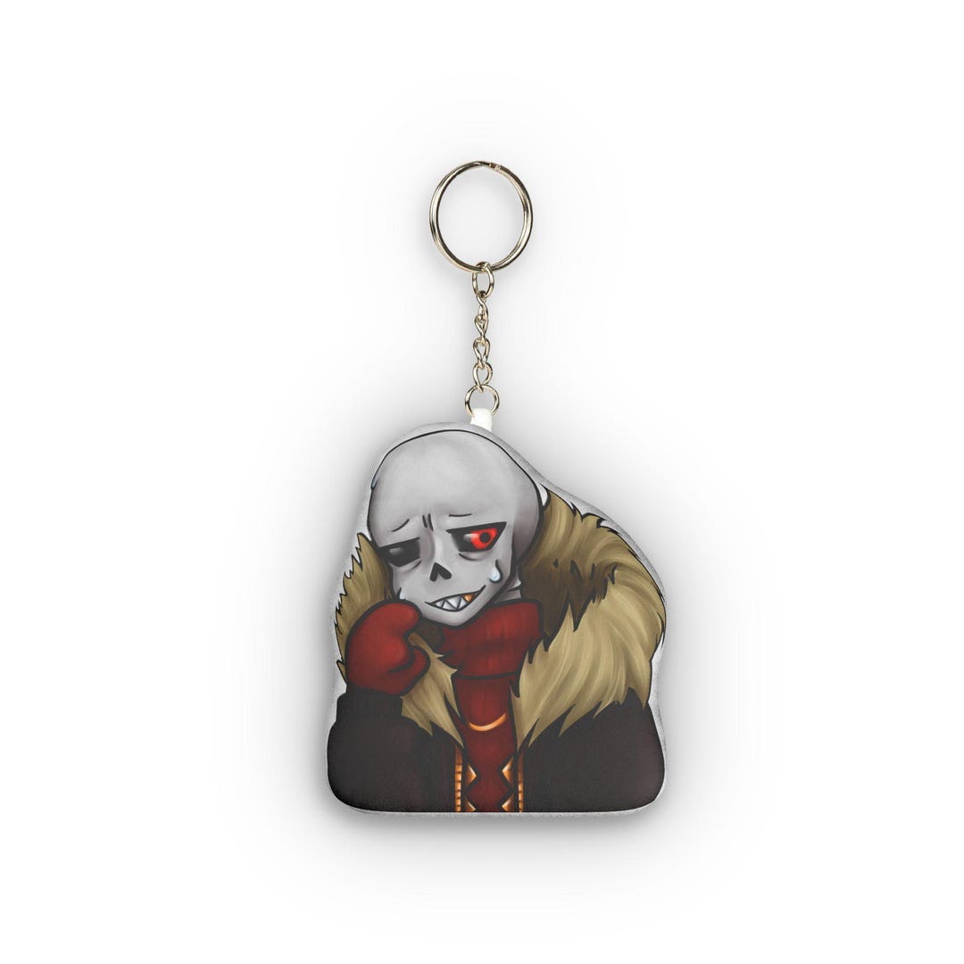 Underfell Sans Mini Plush Keychain - Cute Skeleton Plush Accessory - Etsy