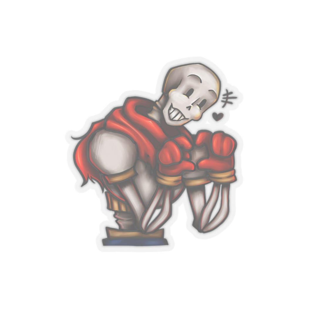 Papyrus Kiss-cut Sticker - Undertale Laptop Decal - Etsy