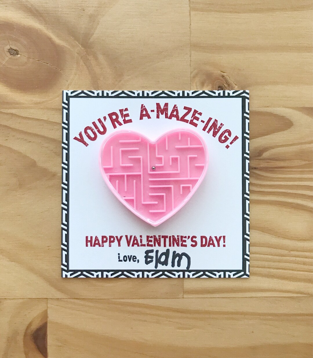 You're Amazing Valentine | Kids Maze Valentine Cards | You're A-maze ...
