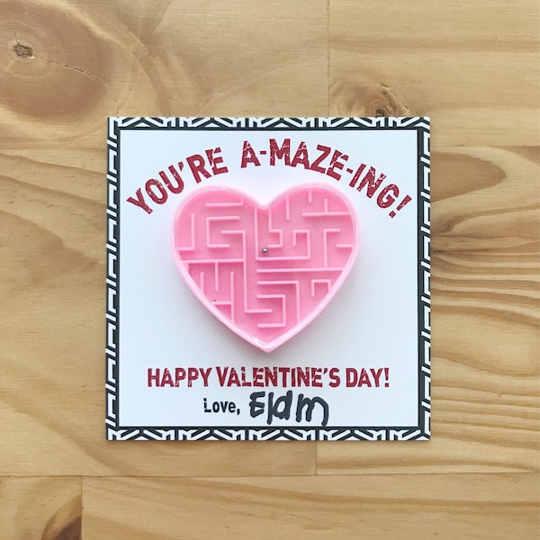 Maze Valentine - Etsy