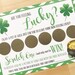 St. Patrick's Day Scratch off Cards Feeling Lucky Scratch off Cards ...