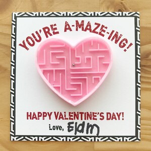 You're Amazing Valentine | Kids Maze Valentine Cards | You're A-maze ...