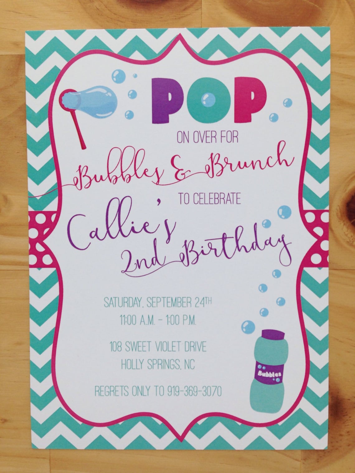 Bubble Party Invitation | Bubble Theme Party Invitation | Bubbles ...