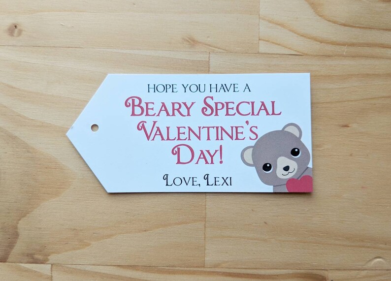 Beary Special Valentine Gummy Bear Valentine Fun Candy - Etsy