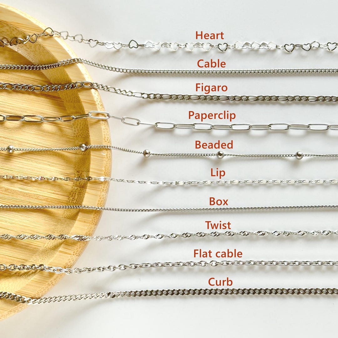 Kids Chain, Stainless Steel Chain Necklace for Women, Twist Rope Cable ...