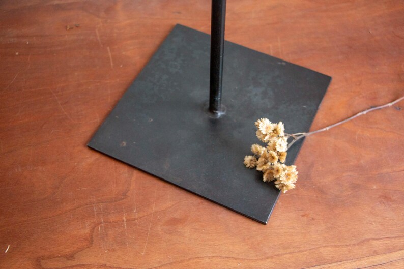 Vintage Wood Hand Carved Hat Stand With Metal Base - Etsy