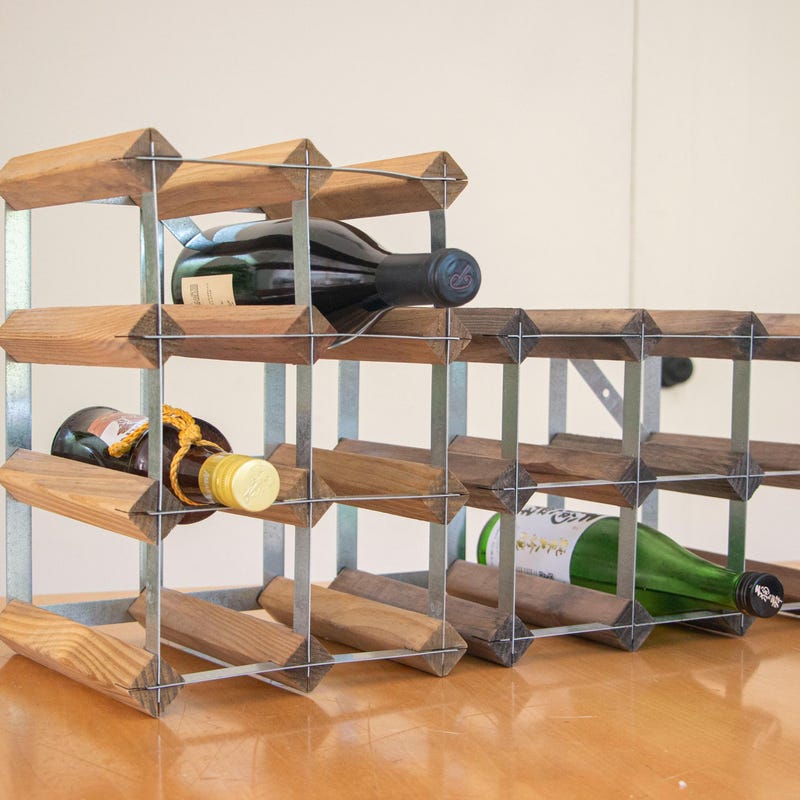 Corner Wine Rack - Etsy