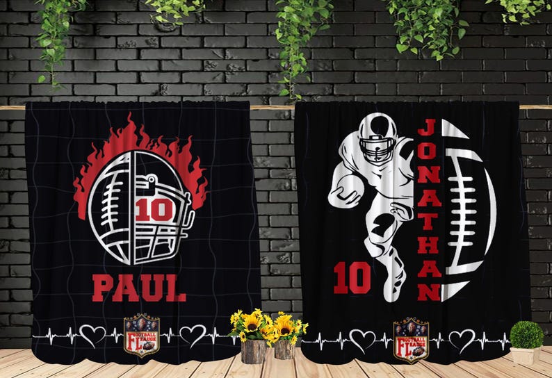 Personalized American Football Blanket, Game Day Gift for Players ...
