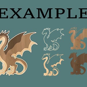 Layered Animal Designs - Laser Cut Files, Cricut, CNC (digital Vector ...