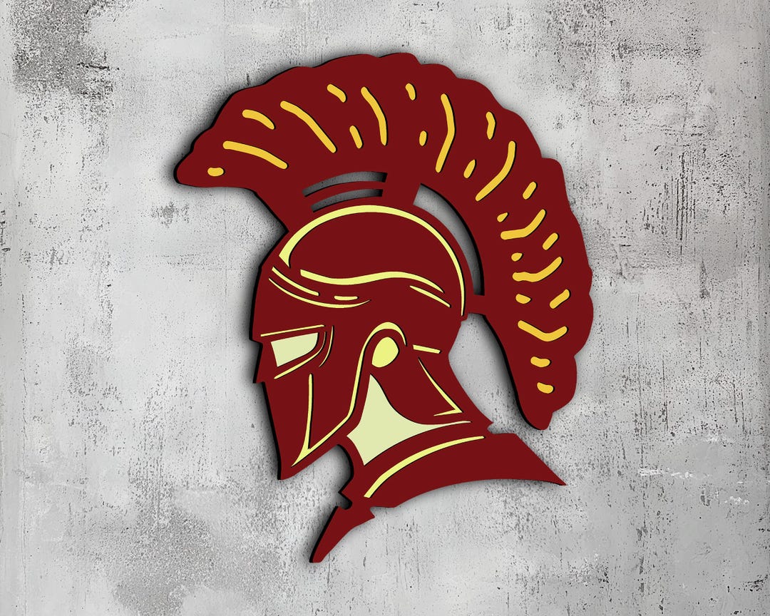 3D Gladiator Wall Art – Multilayer Warrior Design (SVG, DXF, PNG) - Etsy