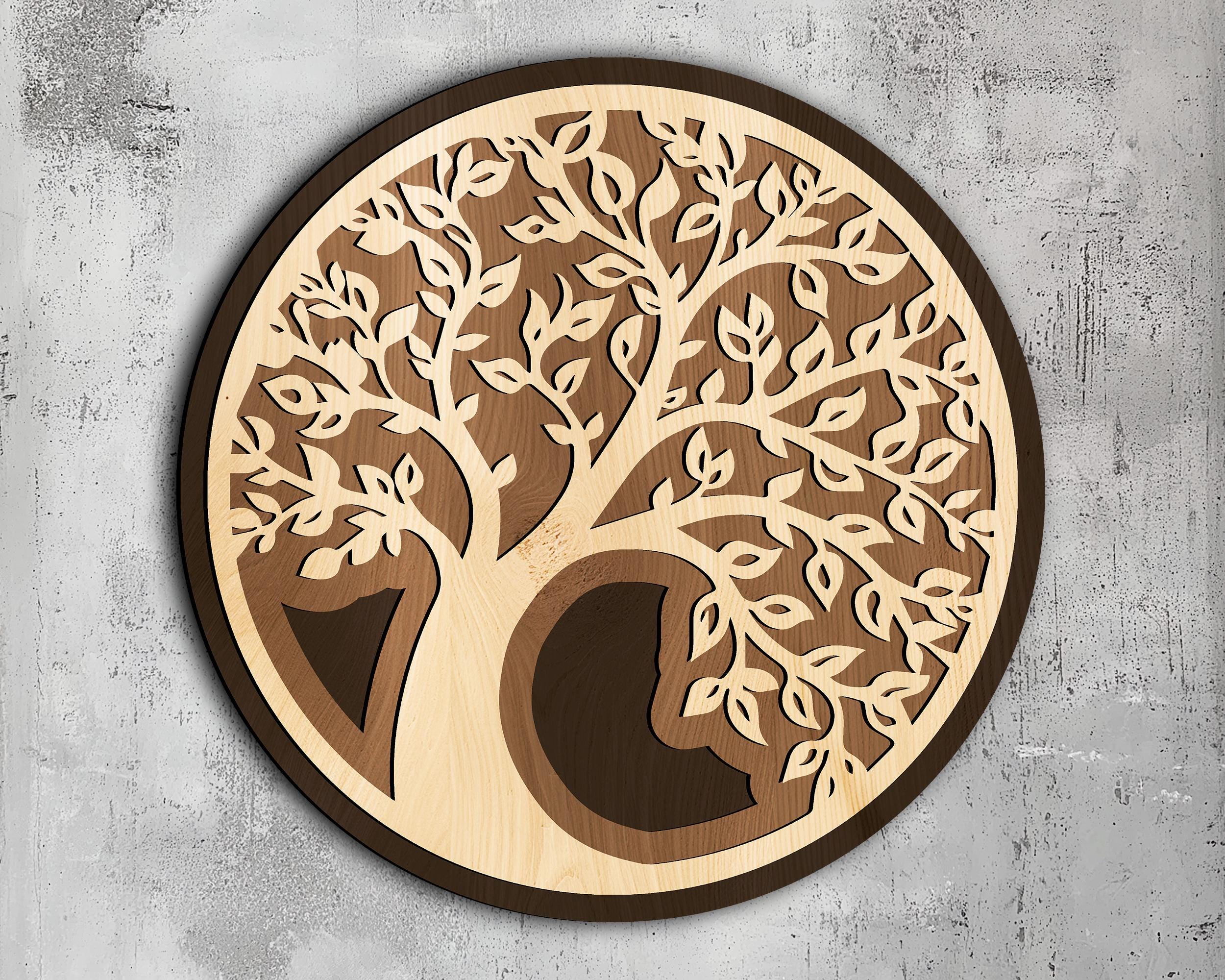 Multilayer Tree of Life SVG – Laser Cut File, Glowforge - Etsy