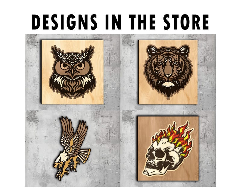 116- Multilayer Cow Sign | 3d Wall Art | Svg Dxf Png Eps | 3d Wood ...