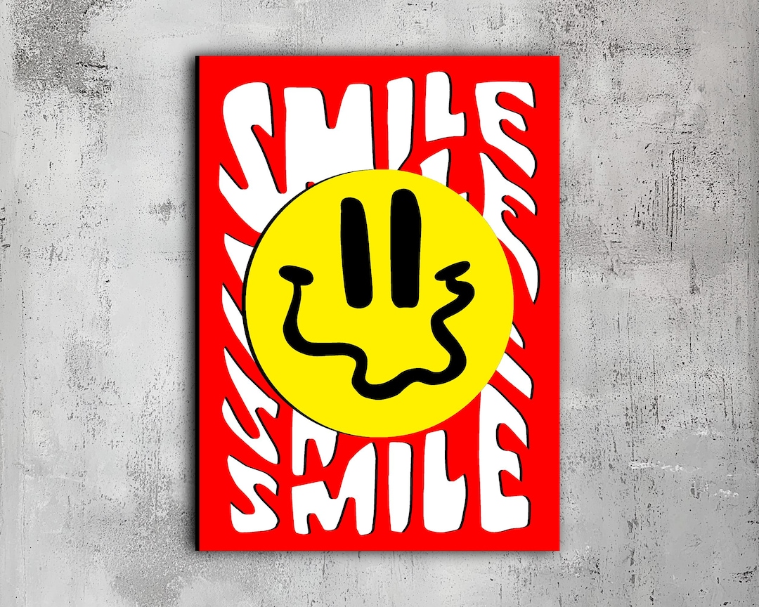 53- Multilayer| Retro Happy Smile | 3d Wall Art | Svg Dxf Png Eps ...