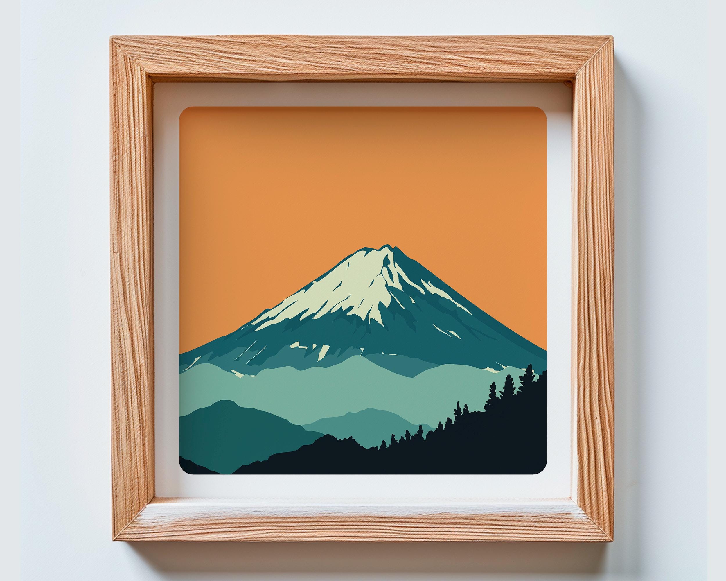 Mount Fuji SVG - 3D Layered Laser Cut File (digital Download) - Etsy