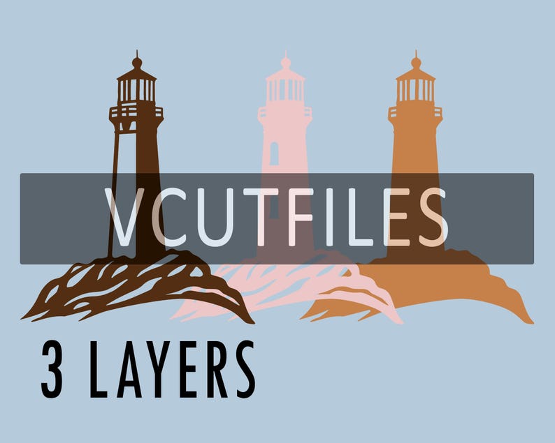 63- Multilayer Lighthouse | 3d Wall Art | Svg Dxf Png Eps | Wood Decor ...